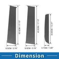 Unique Bargains Door Pillar Window Trim Anti Scratch Sticker Pillar ...