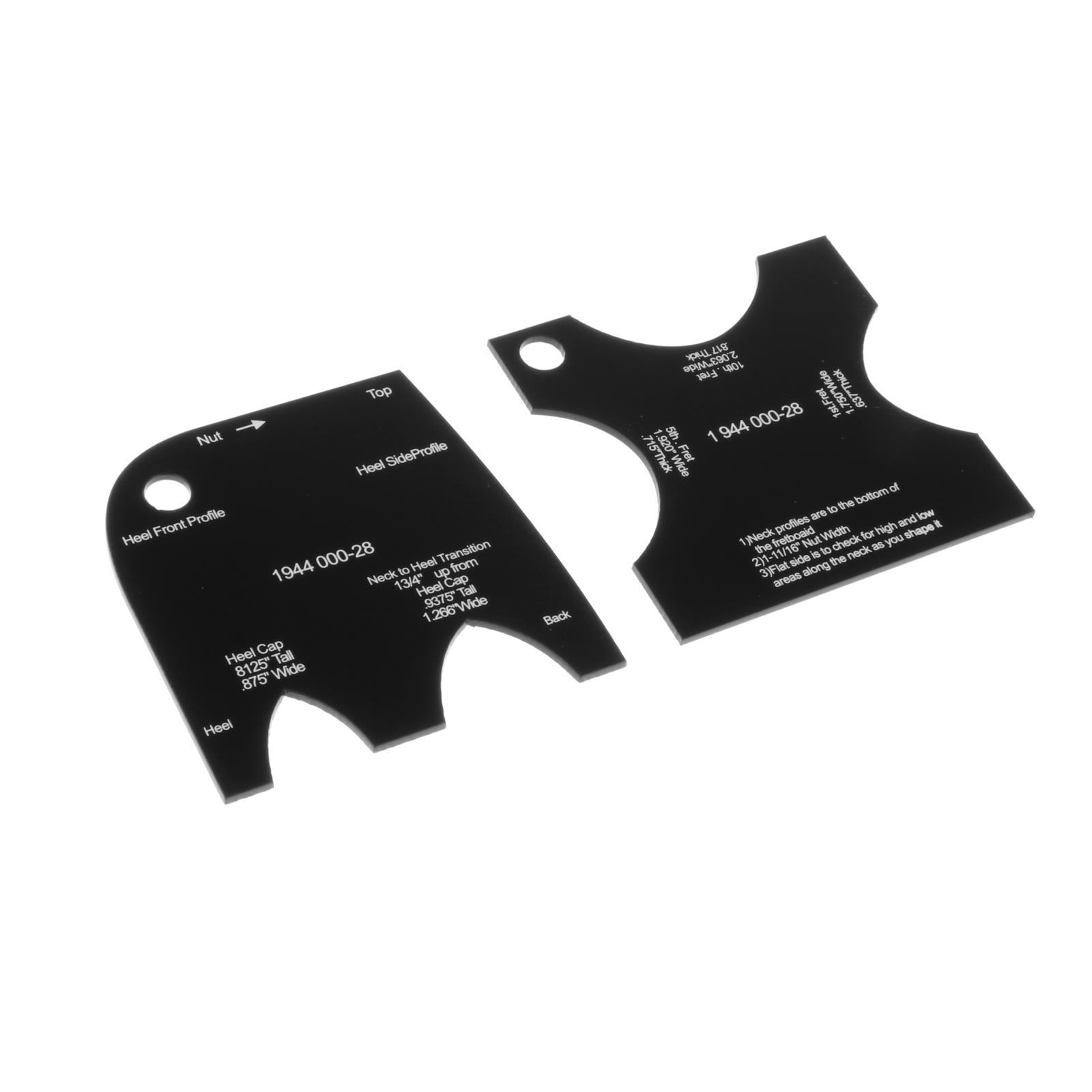 Guitar Making Neck Template Neck Shaping Reference Repair Leveling ...