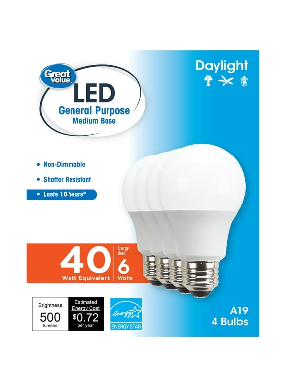 E26 Light Bulbs in Shop Light Bulbs by Base Type - Walmart.com