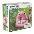 Bluescape Pink Unicorn Shade Inflatable Baby Splash Pool with Canopy ...