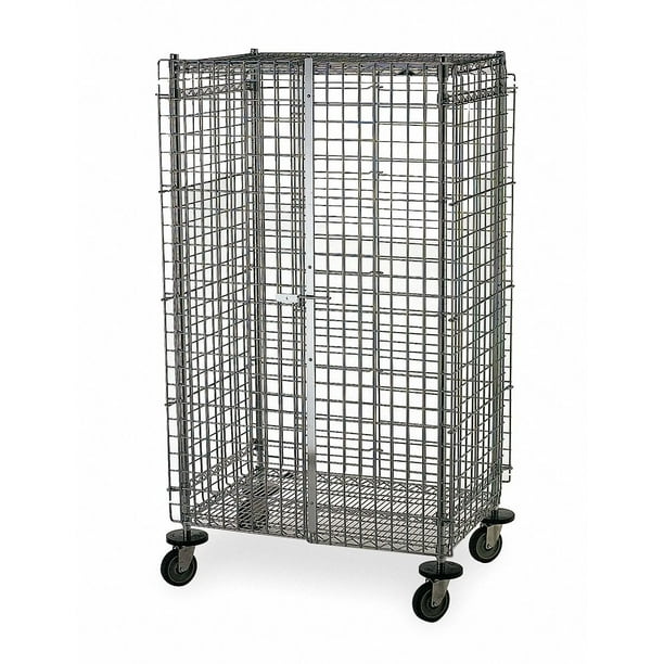 Metro Wire Security Cart,900 lb.,24 In. W SEC56DC - Walmart.com