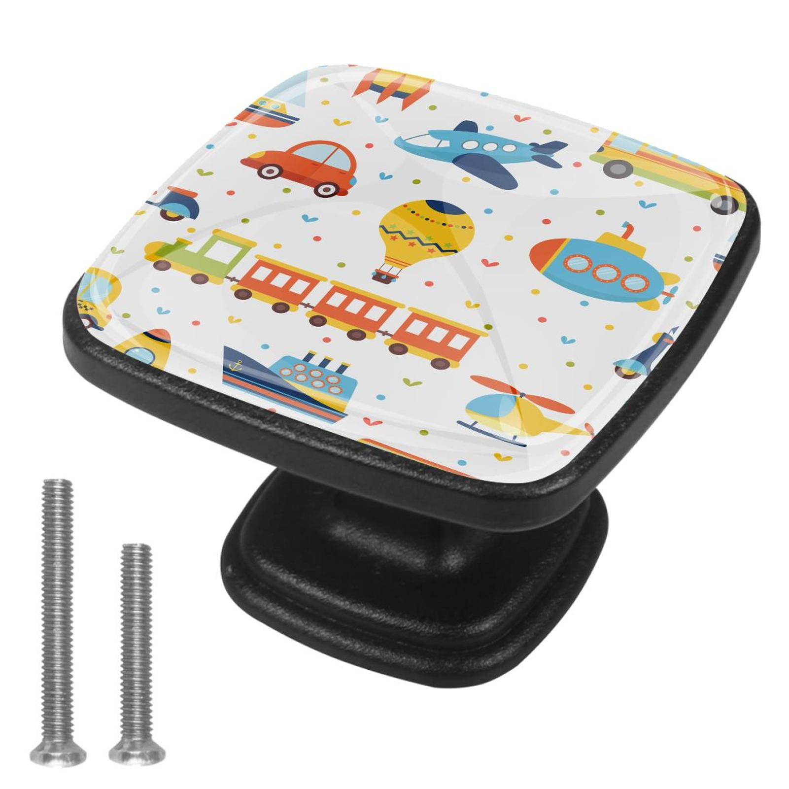 4 Pcs Cabinet Handle Drawer Pulls Transport Toys Knobs with Screws ...