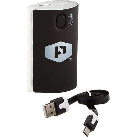 Lithium 4400 - Portable USB Battery Pack with Built-in LED Lantern for ...