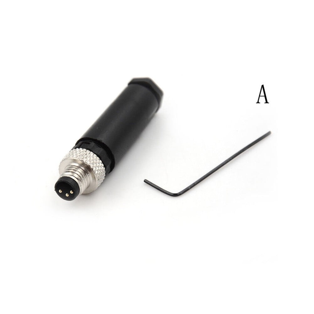 Sensor Connector M8 Male Female Screw Threaded Plug Coupling 3 4 Pin A ...
