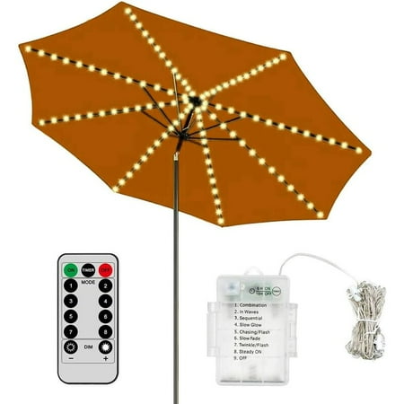 Umbrella Lights, 104 Led Patio Umbrella Lights 8 Modes Umbrella Lamp ...