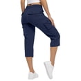 Bbyeadc Womens Cargo Capris Lightweight Hiking Pants Quick Dry Casual ...