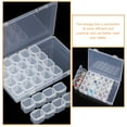28-grid Plastic Transparent Storage Box (translucent Color) Loose Beads ...