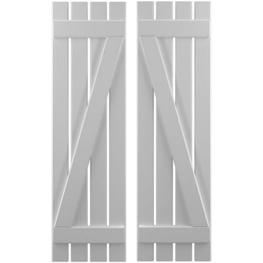 Ekena Millwork 14 in. W x 54 in. H Builders Edge, TailorMade Four Board ...