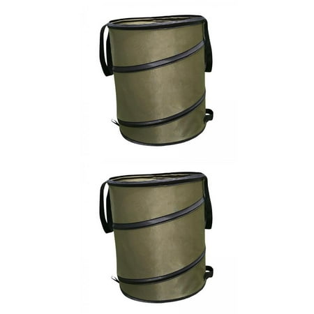 Leaf Bin Container, Bag Green Gardening Bag 10 Gallon,Canvas Reusable ...