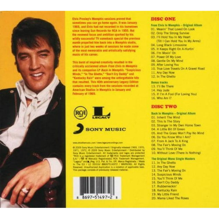 Elvis Presley Elvis En Memphis