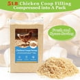80 Ounces Radiata Pine Shavings for Chicken Coop Bedding,5LB Pine ...