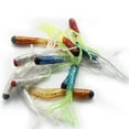 100pack Realistic Silicones Tube Fishing Lures 18 Color Durability ...
