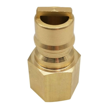 Brass 3/8" Quick Connect Fittings Male Thread Converter Adapter ...
