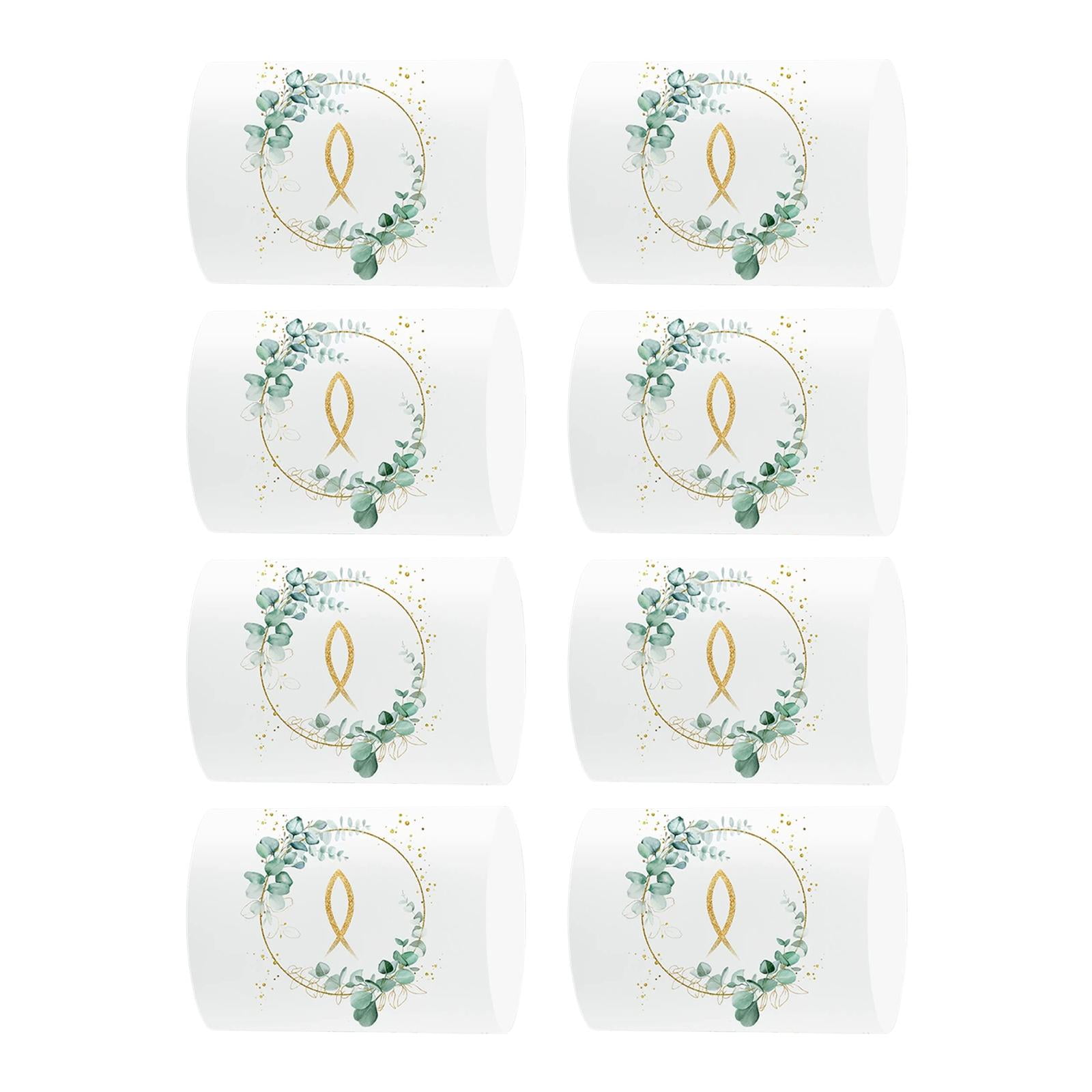 8Pcs Votive Wraps Tea Light Candle Covers Table Centerpieces Decorative ...