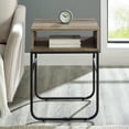 Manor Park Modern Curved Leg End Table, Grey Wash - Walmart.com