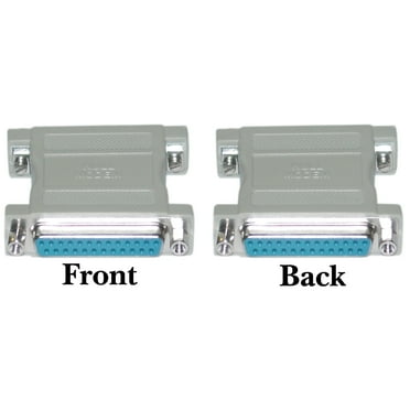 Cable Central LLC (10 Pack) Mini Null Modem Adapter, DB9 Male to DB9 Female - Walmart.com