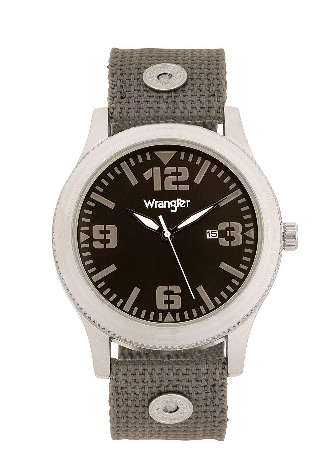 Wrangler Men's Watch Western Collection (Silver/Black/Grey) - Walmart.com