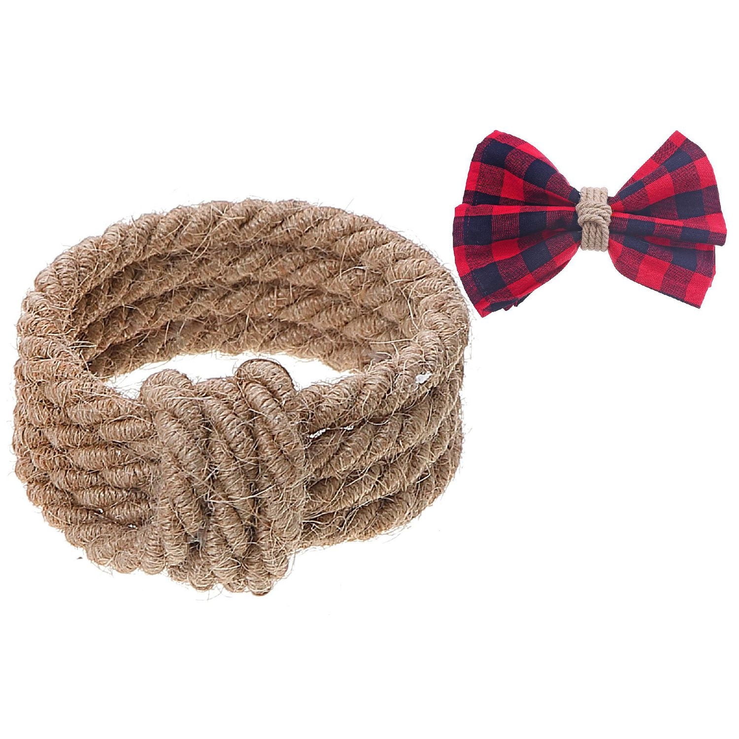 Click here for Ih Casadécor Brown Jute Napkin Ring - Set Of 6 prices