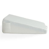 Bed Wedge Pillow - 8" Leg Elevation Body Positioner with Memory Foam ...
