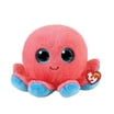 Ty Beanie Baby Original: Inky the Octopus - Pink Stuffed Animal MWMT ...