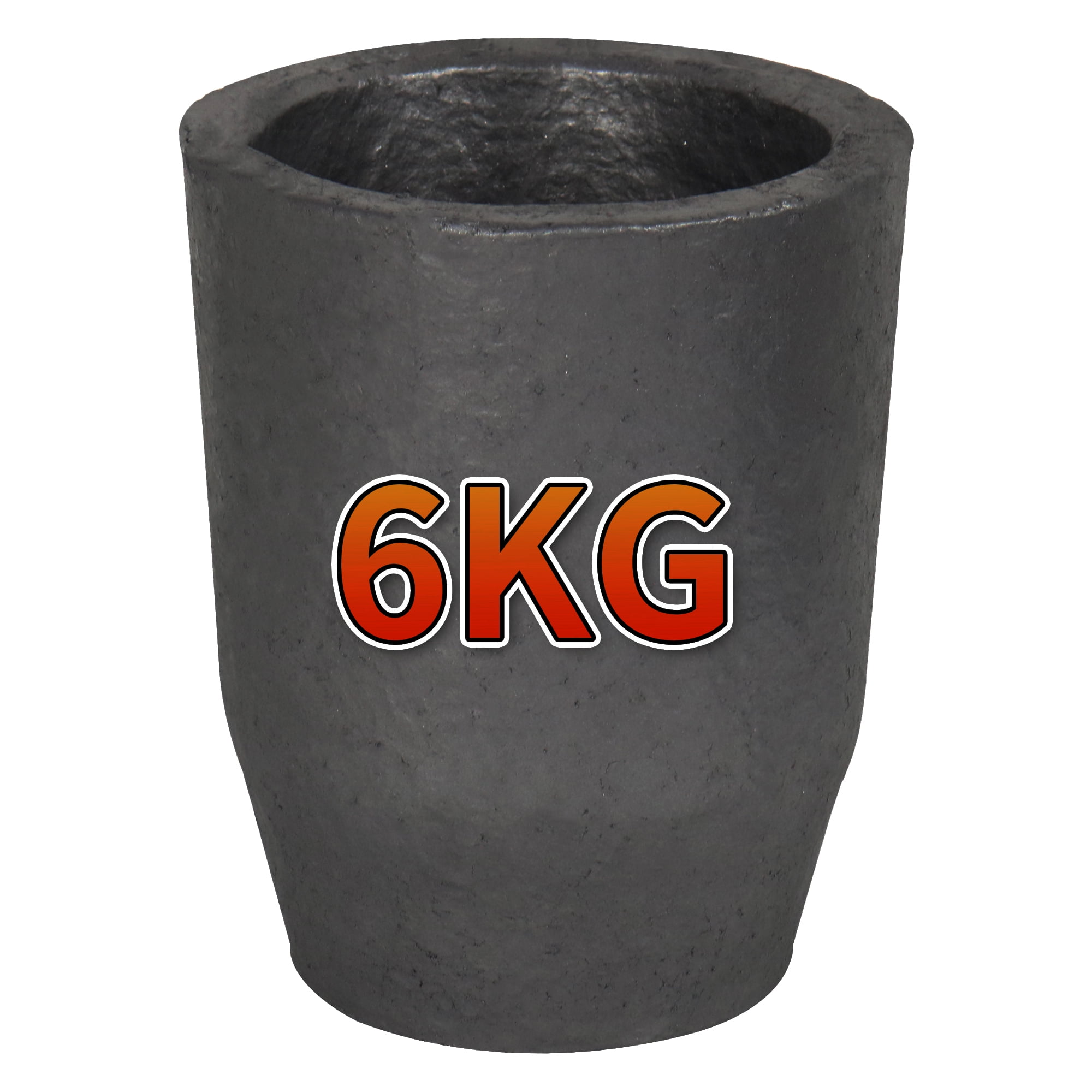 GONGYI 6 Kg Clay Graphite Crucible for Metal Melting Casting Propane ...