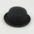LPKRT Women'S Round Straw Sun Hat Breathable Short Brim Church Hats Uv ...