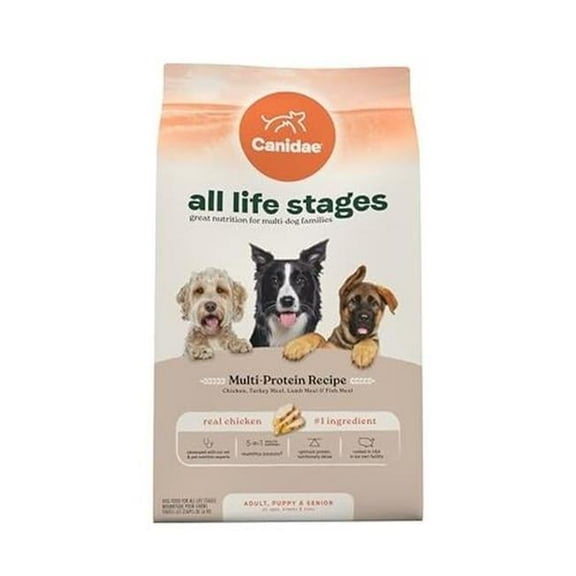 Canidae 103972 40 lbs All Life Stages Multi-Protein Recipe with Meat ...