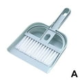 Agiufgs Mini Broom Set Plastic, Flexible Bristles for Hard-to-Reach ...