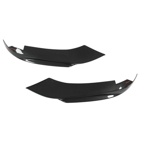 Front Bumper Lip Wing Spoiler, 1 Pair Long Durability Carbon Fibre ...