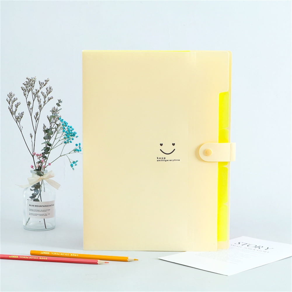 TALENT A4 Folder,A4 Paper Expanding File Folder With 5 Pockets ...
