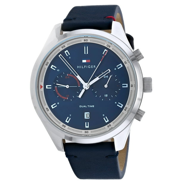 Tommy Hilfiger Men's Bennett Blue Dial Watch - 1791728 - Walmart.com