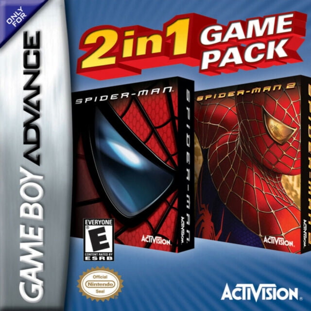 Spider-Man Pack (1 & 2) - Nintendo Gameboy Advance GBA - Walmart.com