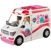 Mattel Barbie 2-in-1 Ambulance, Emergency Vehicle and Clinic Playset ...