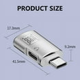 FIEWESEY Mini USB C to Music with USB 3.0 Flash Drive Adapter Connector ...