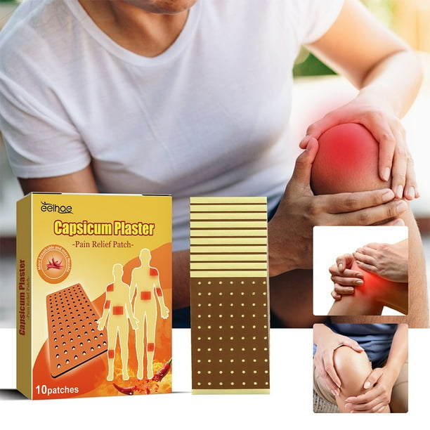 Clairlio 10pcs Herbal Patches Warming Joint Relief Plaster for Knee ...
