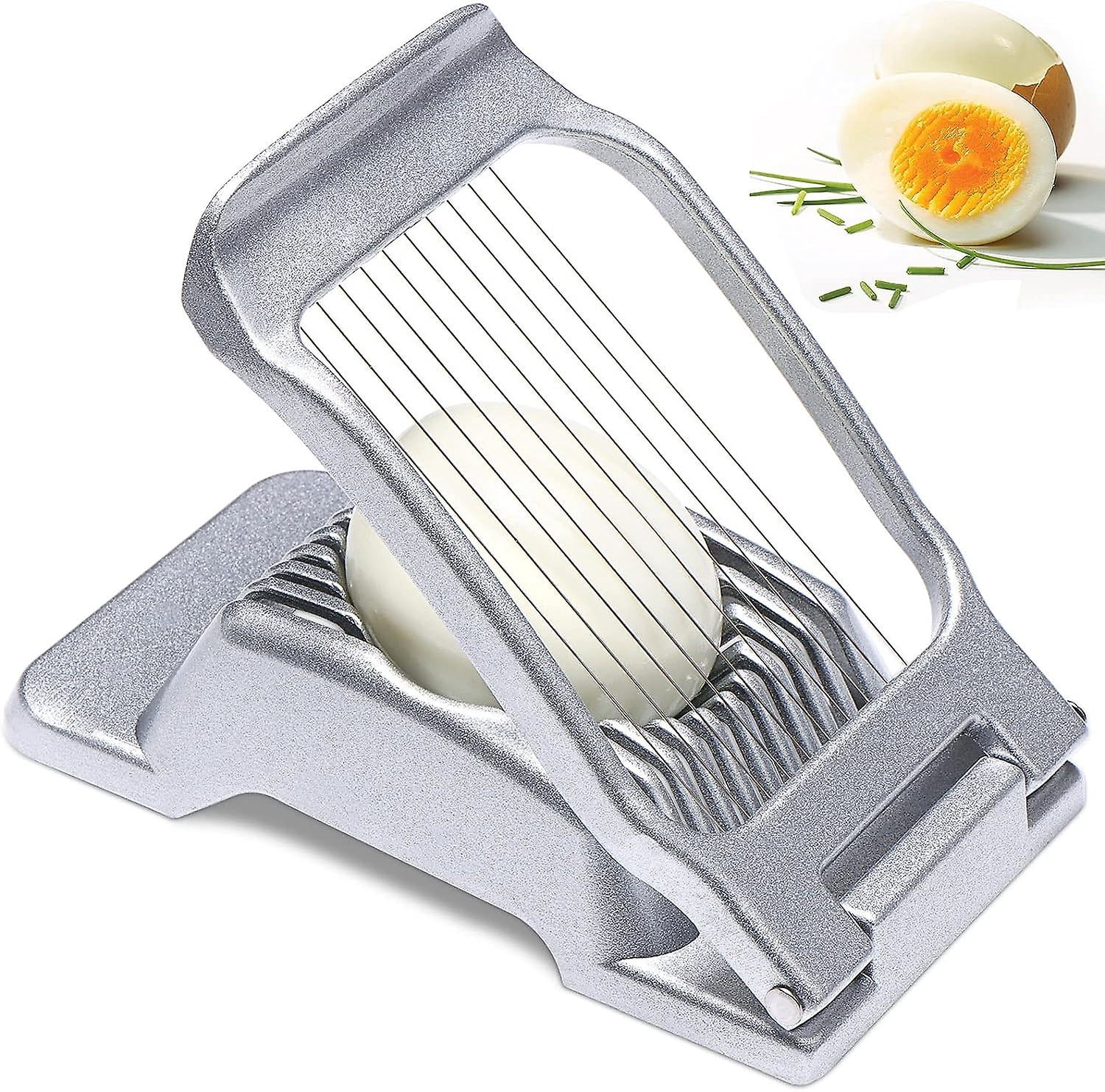 Stainless Steel Egg Cutter, Professional Boiled Egg Cutter, Egg Skimmer ...