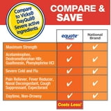 Equate Non Drowsy Daytime Severe Cold & Flu Liquid, Original Flavor, 12 ...