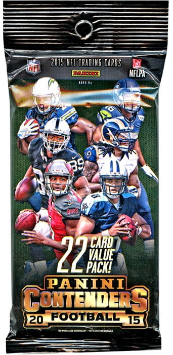 NFL Panini 2015 Contenders Football Trading Card VALUE Pack [22 Cards ...