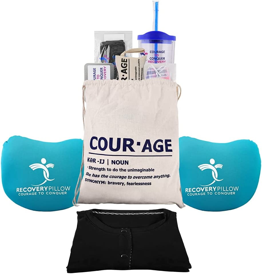 Bag of Courage Breast Surgery Recovery Kit - Care Package for ...