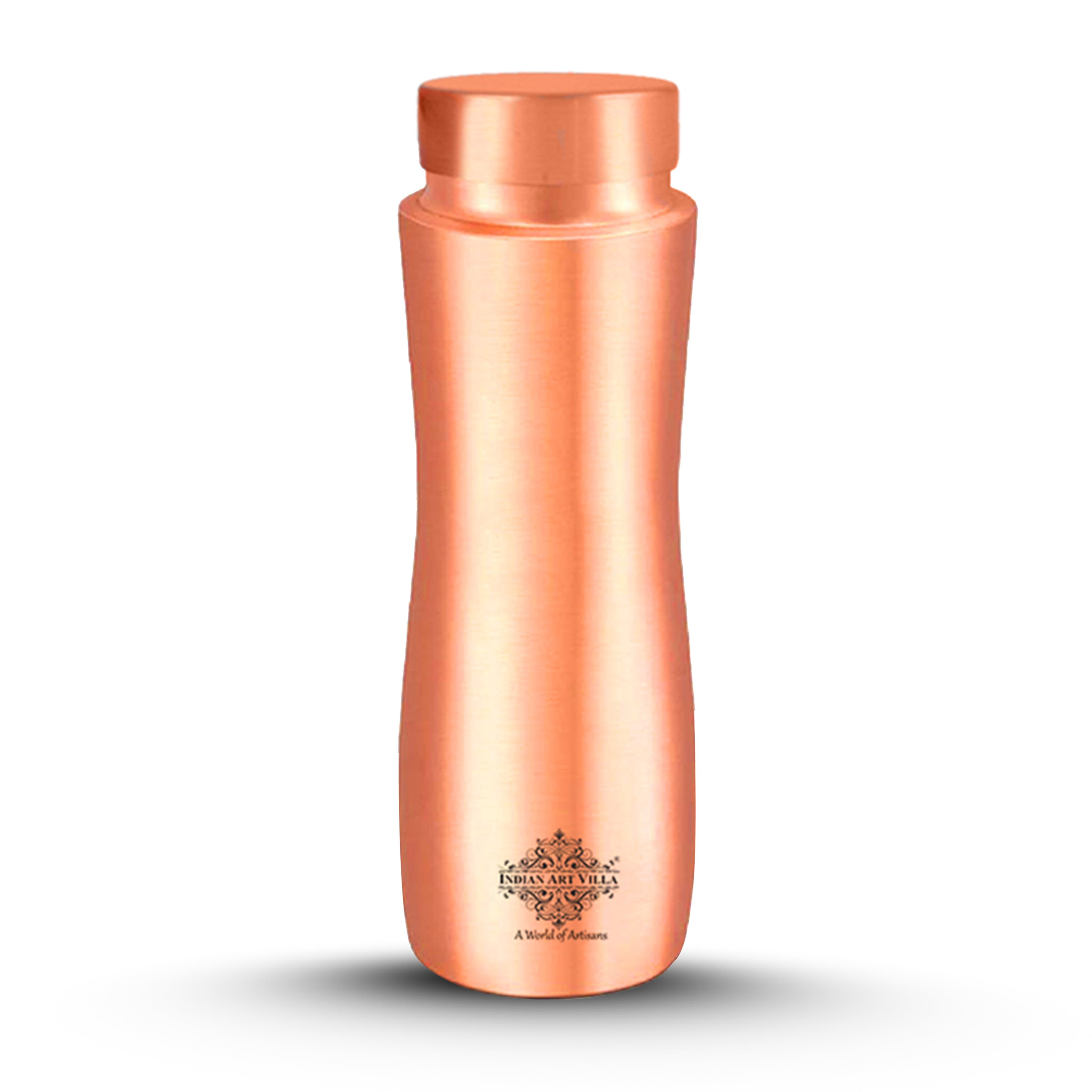 Indian Art Villa Copper Lacquer Coated Champion Bottle, Volume- 34 Oz ...