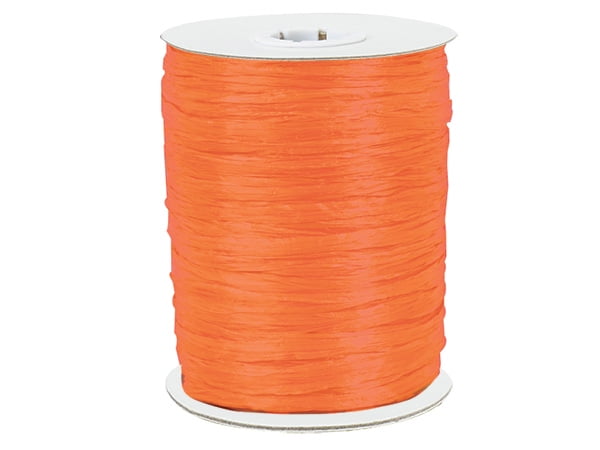 Paper Orange gift packaging Raffia Ribbon - Walmart.com