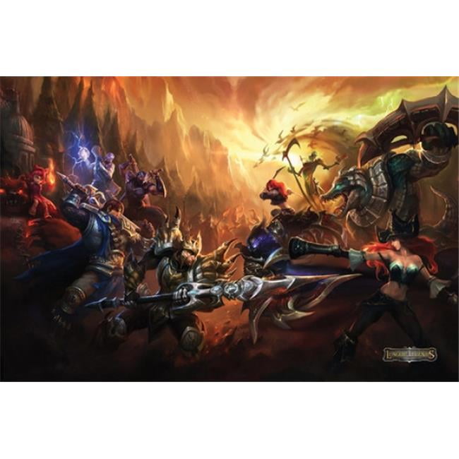 Poster Import XPSFX1096 League of Legends Video Game Poster Print, 24 x ...