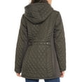S.E.B. by Sebby Quilted Jacket with Detachable Hood (Women’s) - Walmart.com