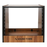 Sound Town DIY 8U Studio Rack with Furniture Grade Walnut Laminate ...