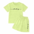BOOMNY Toddler Girls Outfit Set 2 Peice Clothes Set for Girl Short ...