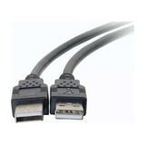 C2G 2m USB 2.0 A Male to A Male Cable - Black (6.6ft) - Walmart.com