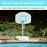 Dunn Rite Junior Hoop Portable Pool Basketball Hoop Stainless Steel Rim ...