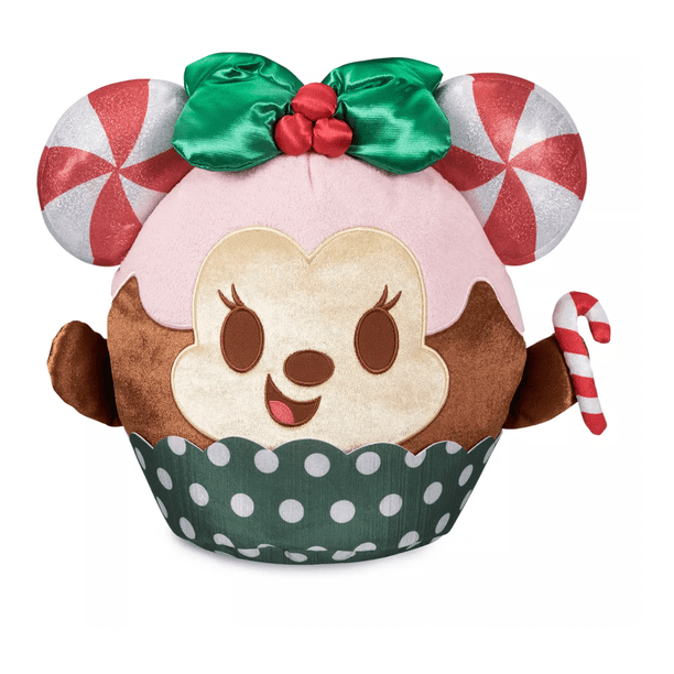 Disney Minnie Candy Cane Crush Cupcake Munchlings Scented Holiday Plush ...