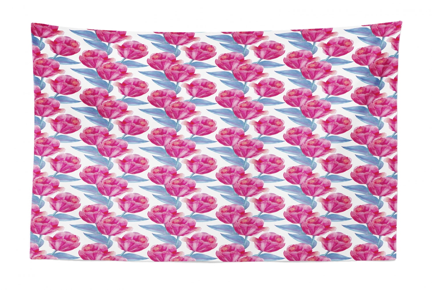 Heart Tapestry, Rainbow Colors Watercolor Style Inspired Hearts ...
