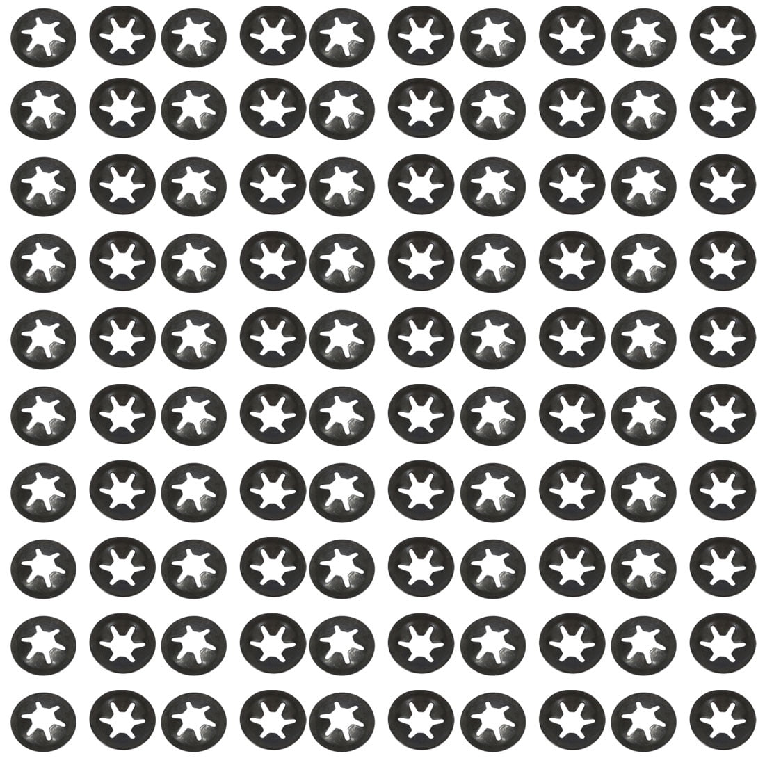 Unique Bargains 100 Pcs 6mm x 16mm Internal Tooth Starlock Star Lock ...